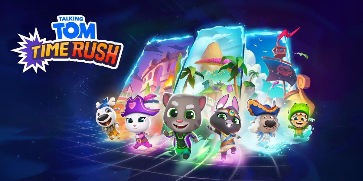 The Chase Begins in Talking Tom Time Rush - Outfit7
