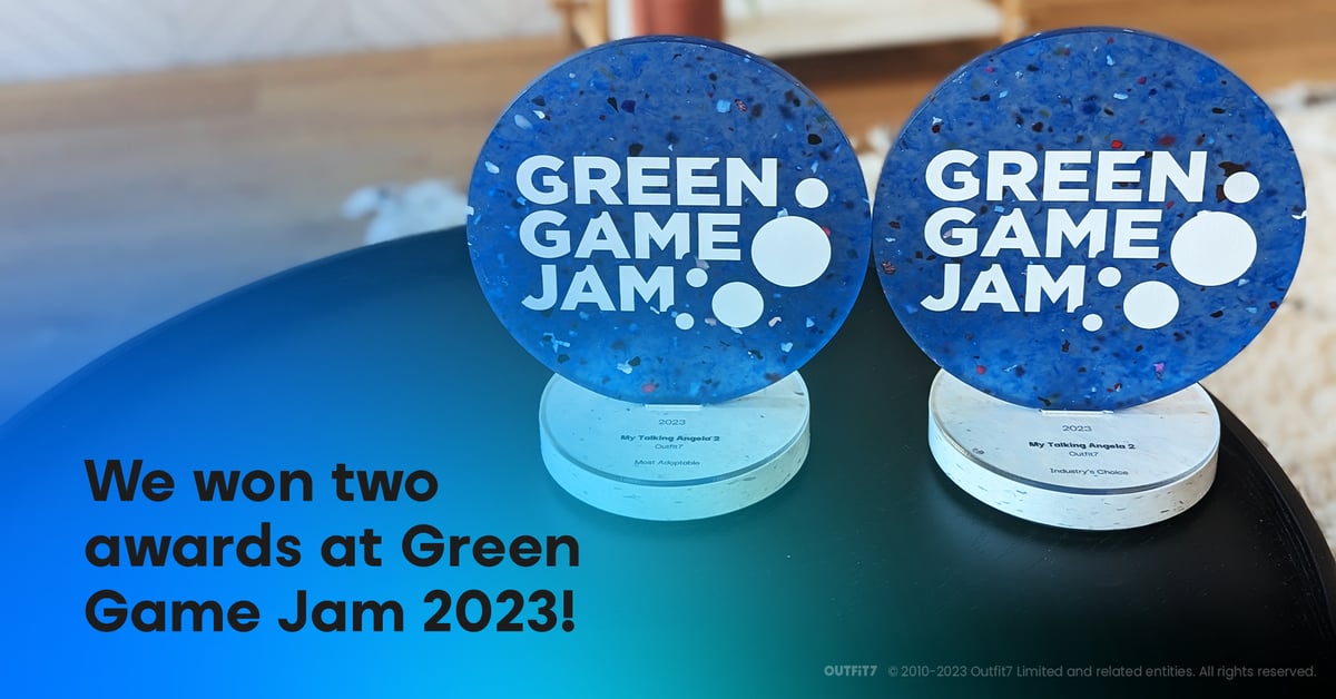 My Talking Angela 2 Wins Two Awards at Green Game Jam 2023! - Outfit7